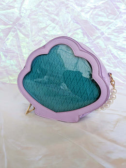 Mermaid Shell Ita Bag Purple – Rainbow Space Unicorn